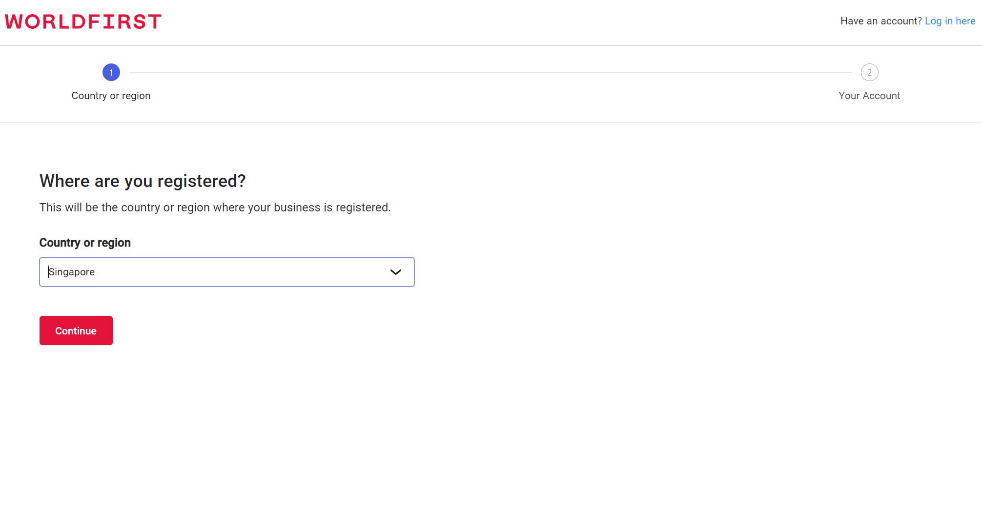 How to create a World Account (Individual) | WorldFirst MY